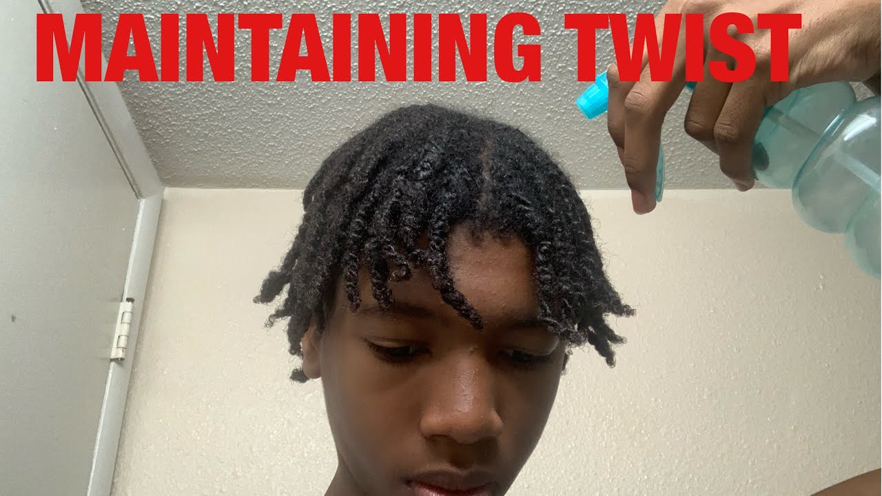 How To Maintain And Moisturize Two-Strand Twist - YouTube