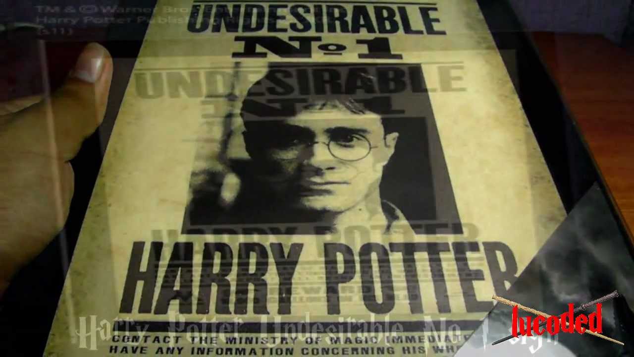 the noble collection harry potter undesirable No 1 sign (spanish) placa ...