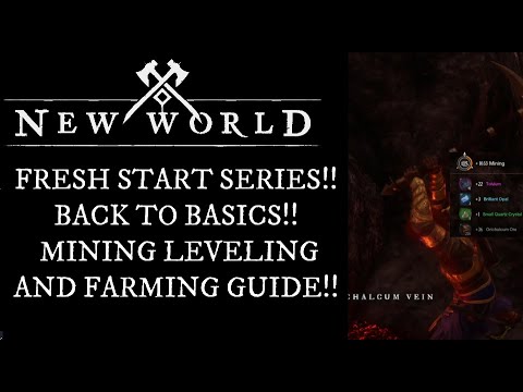 New World Fresh Start Back To Basics Guide Series – Mining Leveling and ...