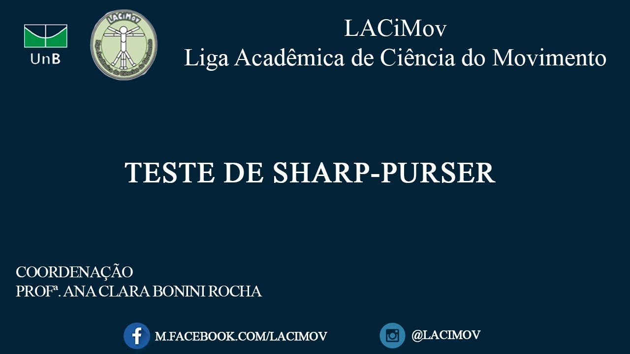 Teste de Sharp Purser - YouTube