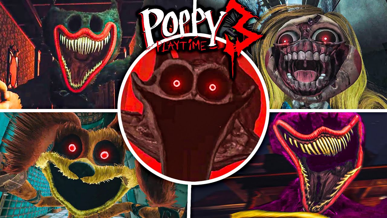 CHAPTER 3 ALL JUMPSCARES & CREEPY MOMENTS - Poppy Playtime [Chapter 3 ...