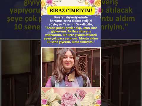 ÜNLÜ KOMEDYEN YASEMİN SAKALLIOĞLU’NDAN SAMİMİ İTİRAF! BİRAZ CİMRİYİM!