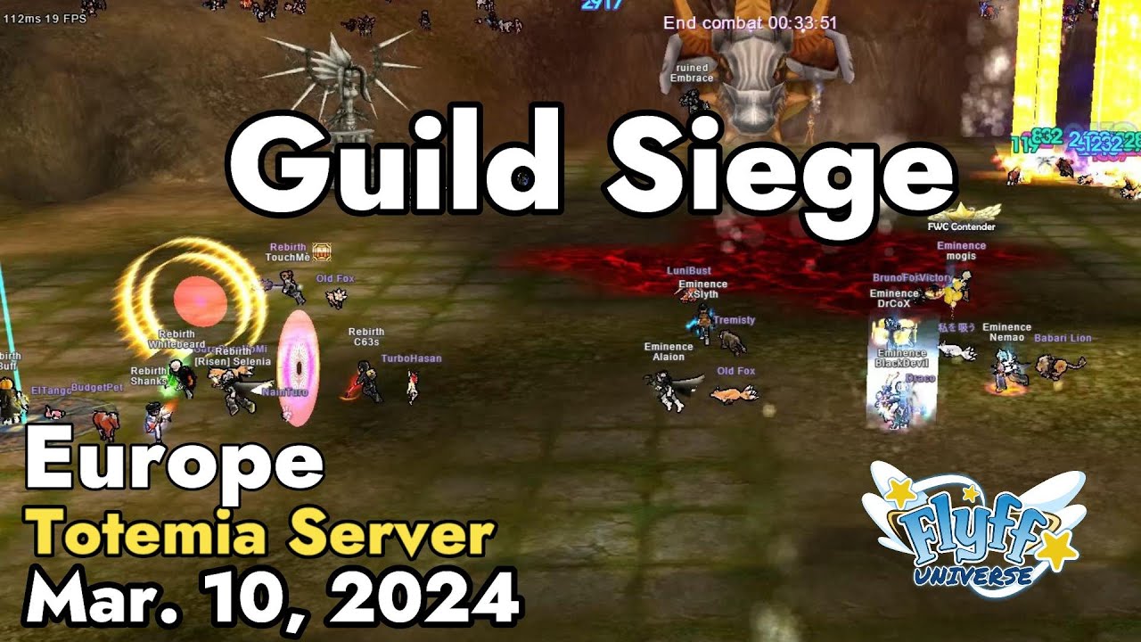 Guild Siege (Totemia) March 10, 2024 | Flyff Universe - YouTube