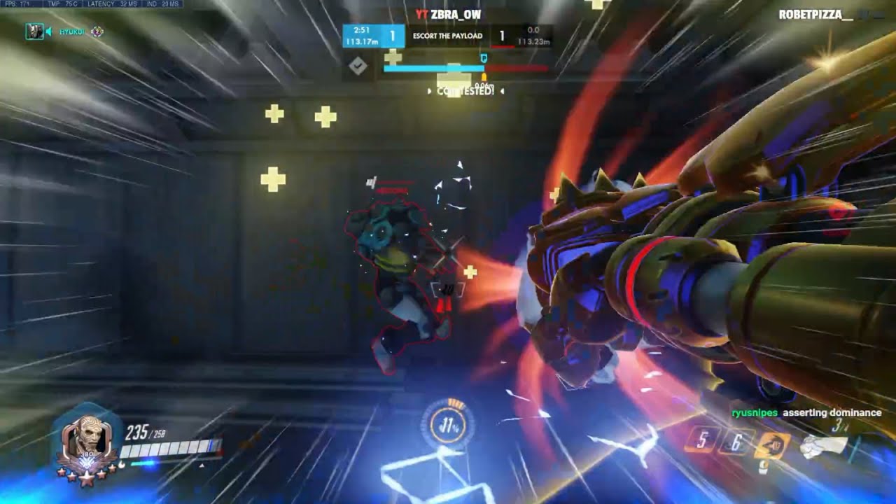 Overwatch Doomfist God ZBRA Top Ranked Intense Gameplay On King's Row ...