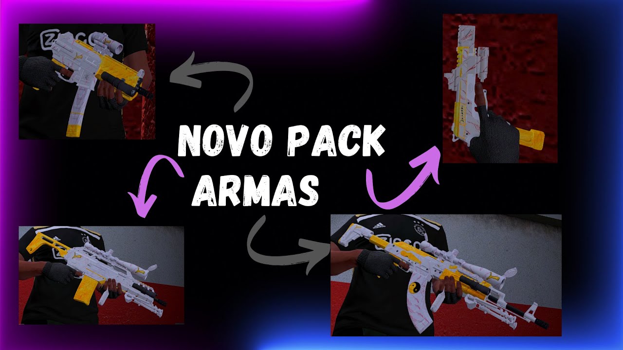NOVO PACK DE ARMAS FIVEM + TUTORIAL DE COMO APLICAR *2021* - YouTube