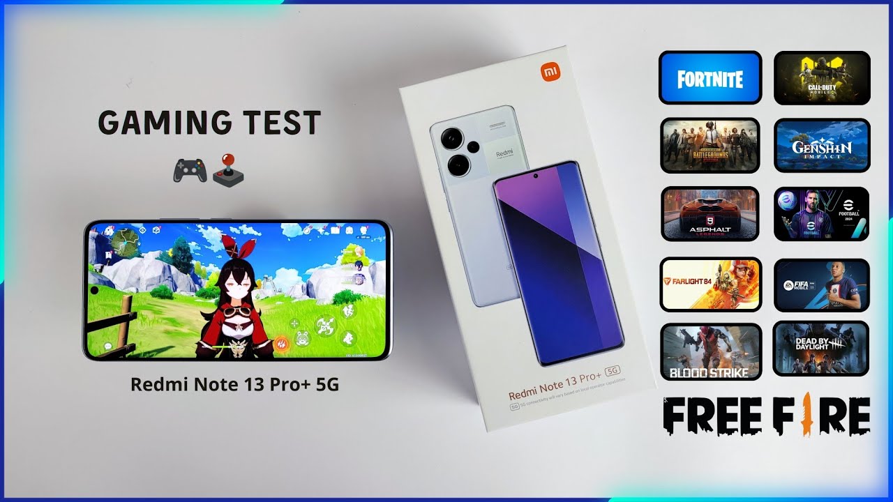 Redmi Note 13 Pro Plus 5G Gaming Test - YouTube
