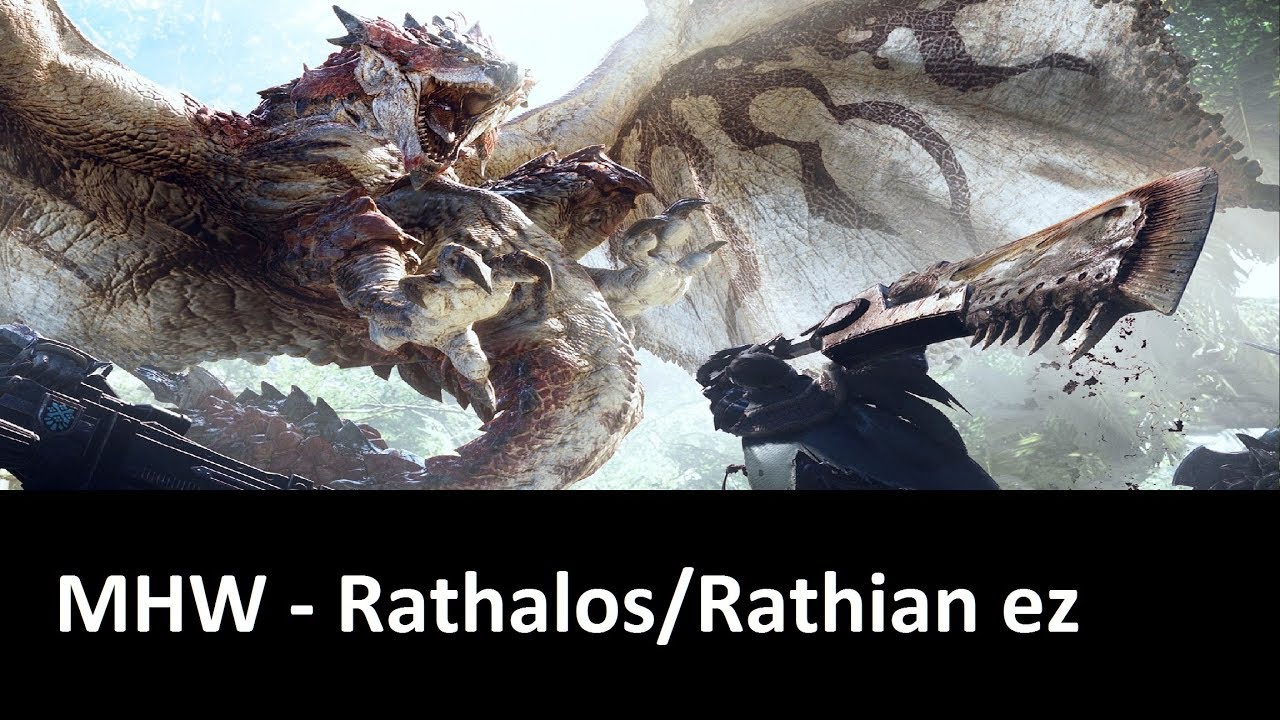 MHW - Rathalos/Rathian Jagd richtig beginnen - Gameplay/Guide - YouTube