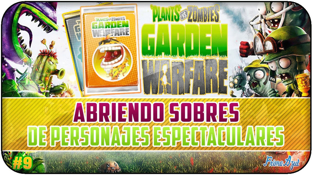 PLANTAS Vs ZOMBIES GARDEN WARFARE / NUEVO PERSONAJE CHEETOS / SOBRE DE ...