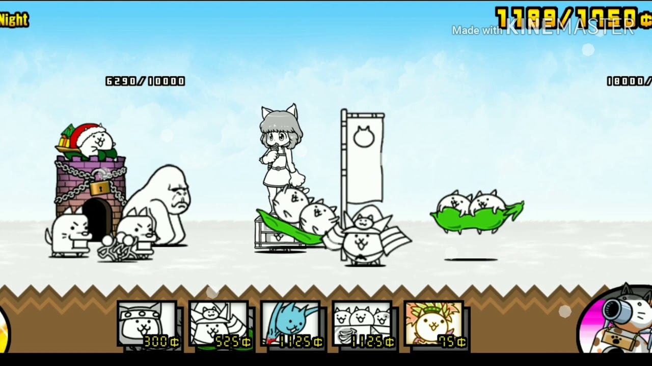 The battle cats funny moments - YouTube