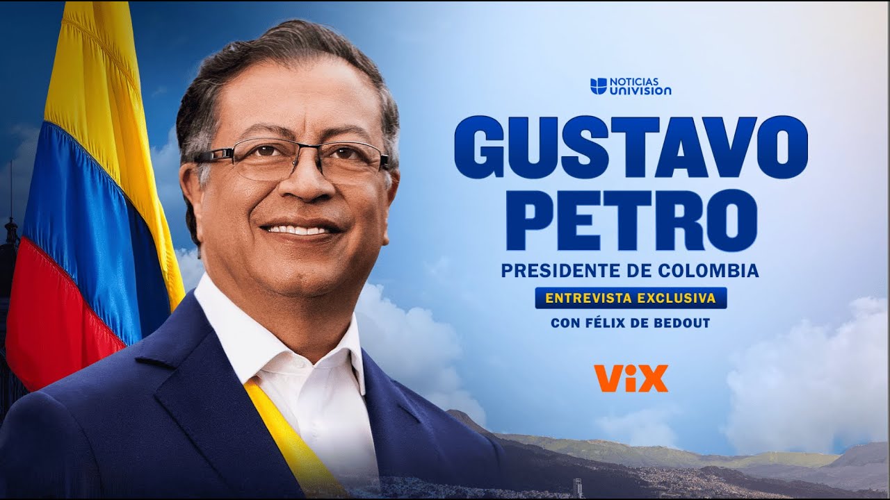 Entrevista exclusiva con Gustavo Petro, presidente de Colombia - YouTube