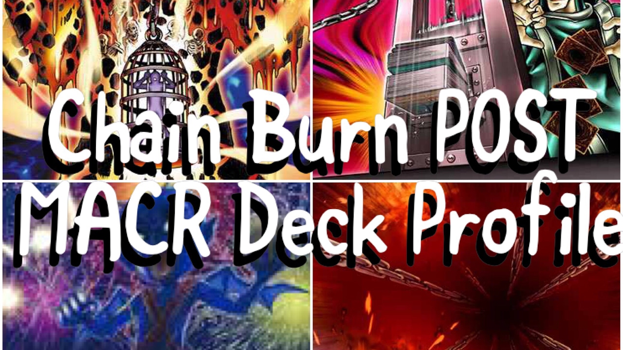 Yu-Gi-Oh! POST MACR Maximum Crisis Competitive Chain Burn Deck Profile ...