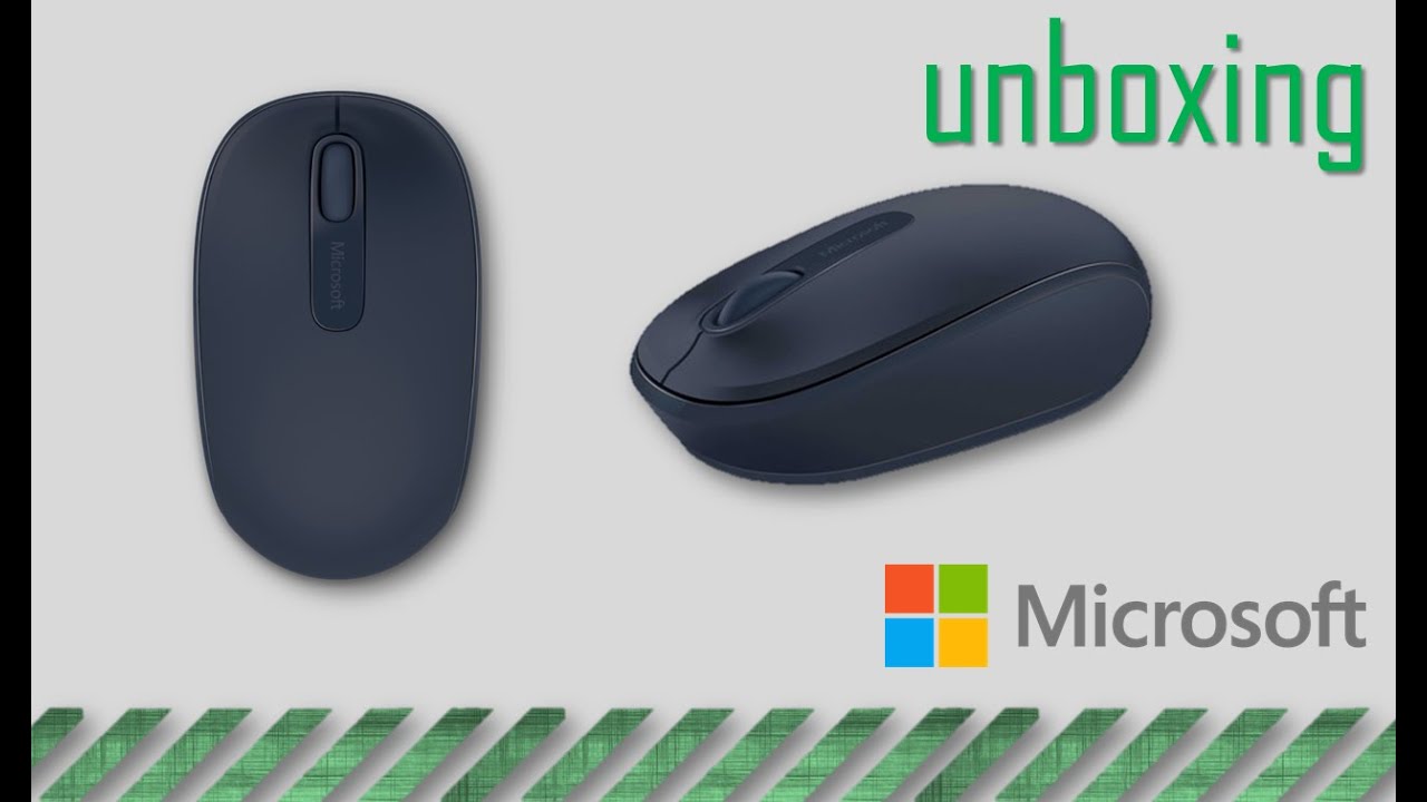 unboxing | Mouse Microsoft 1850 Wireless - YouTube
