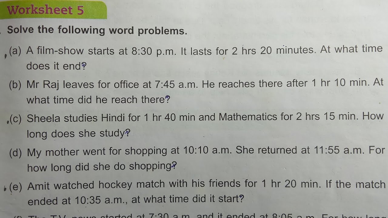 DAV Class 4 unit 8 worksheet 5 ।। Math class 4 chapter 8 worksheet 5 ...