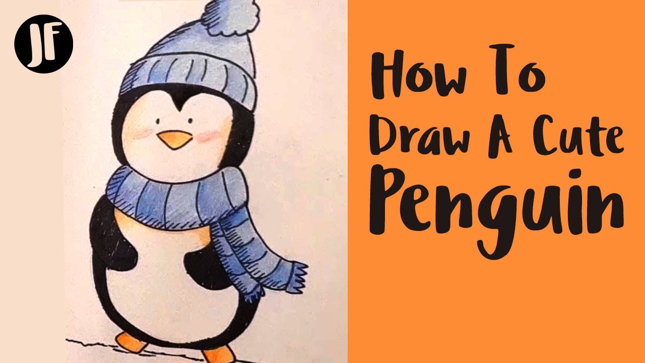 Cute Penguin Sketch