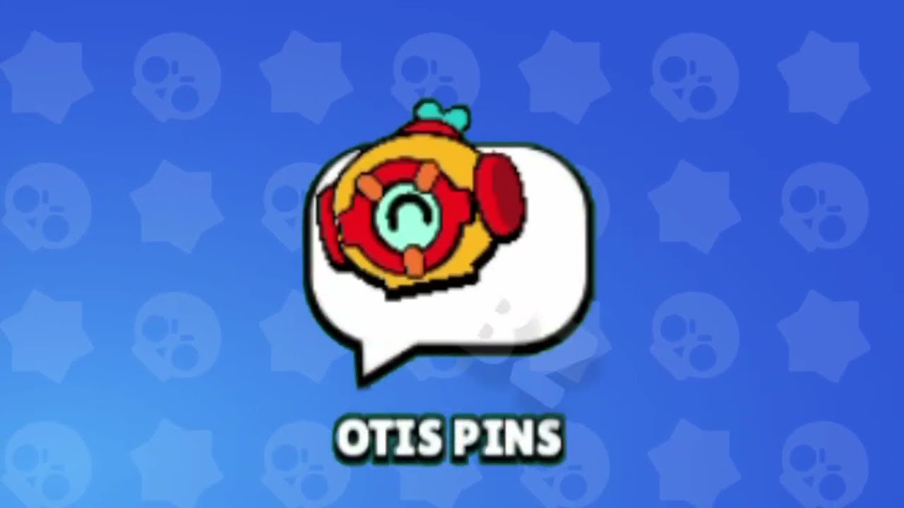 Otis Animated Pins - Brawl Stars - YouTube