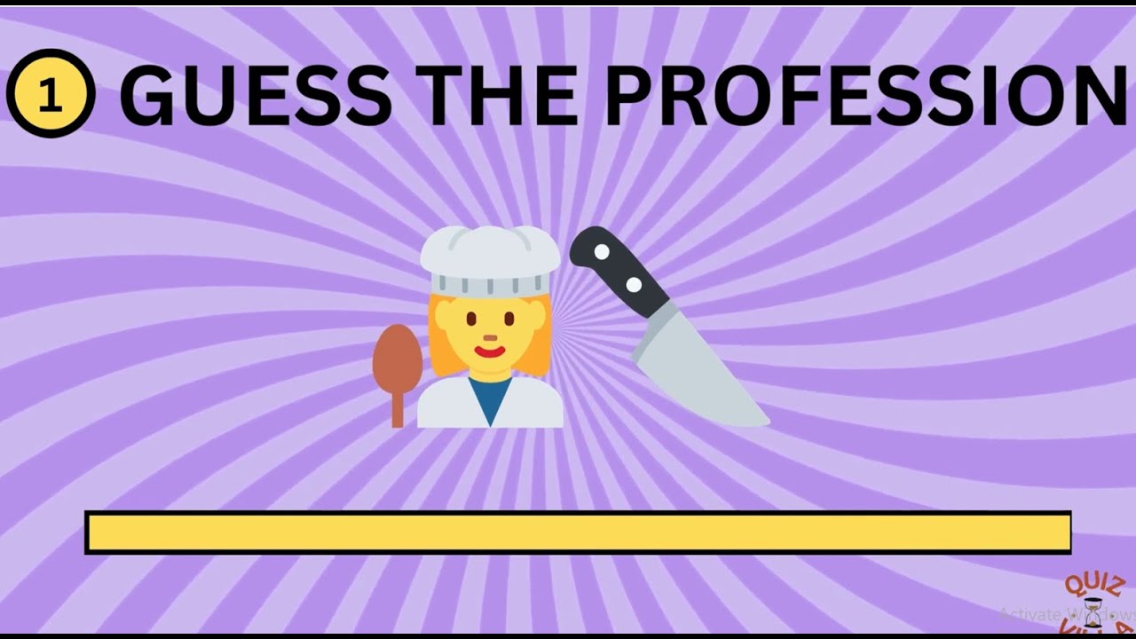 💉 Guess The Profession By Emoji 💉| Emoji Quiz - YouTube