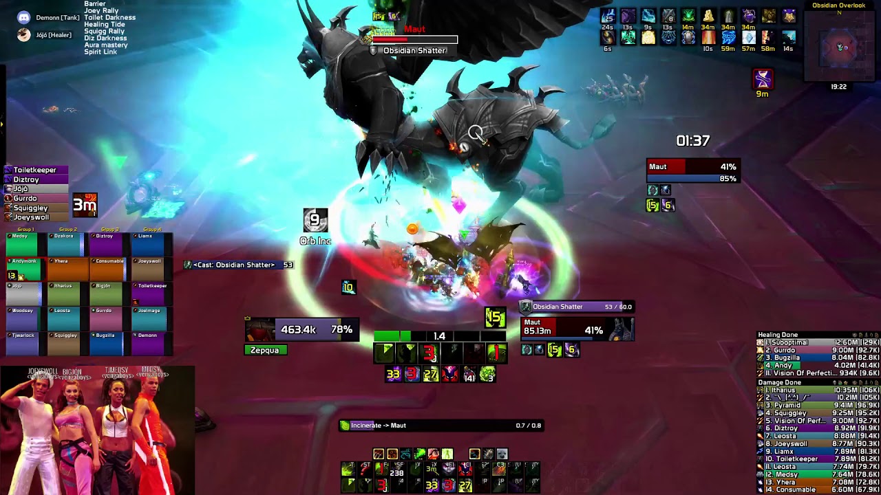 Hungering Cold vs Maut Mythic (Destruction Warlock POV) - YouTube