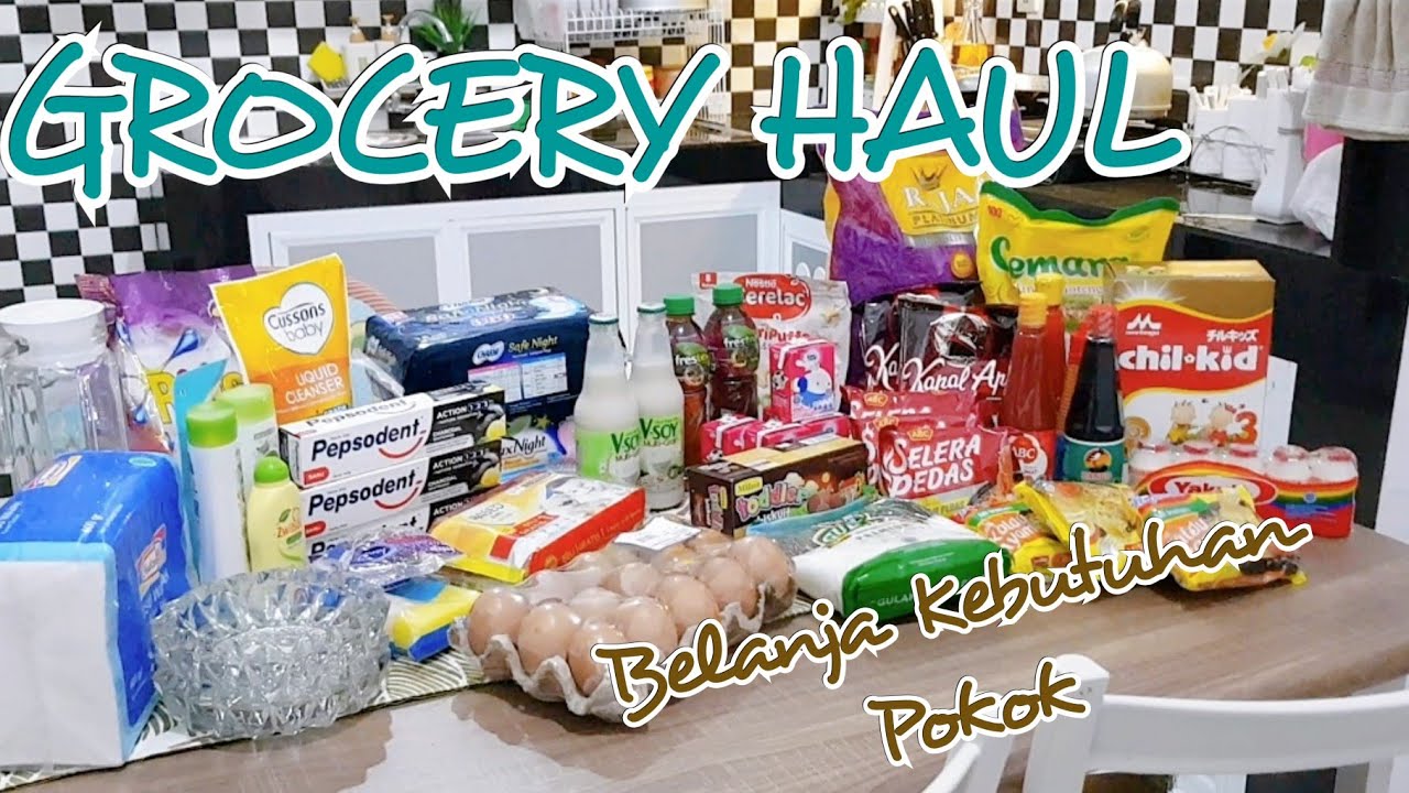 Belanja Kebutuhan Mingguan di Carrefour | Grocery Haul | Susun Barang ...