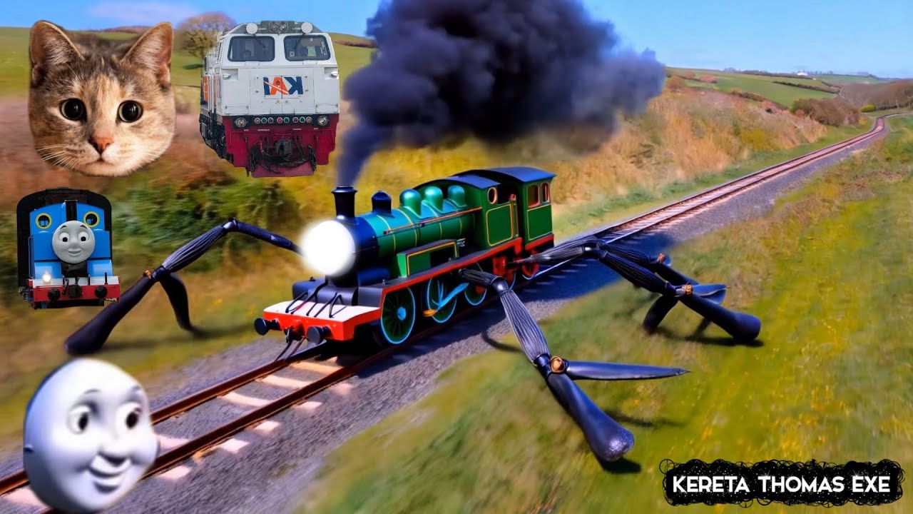Thomas the Tank Engine Maintenance Factory , Magic Upgrade SPIDER GHOST ...
