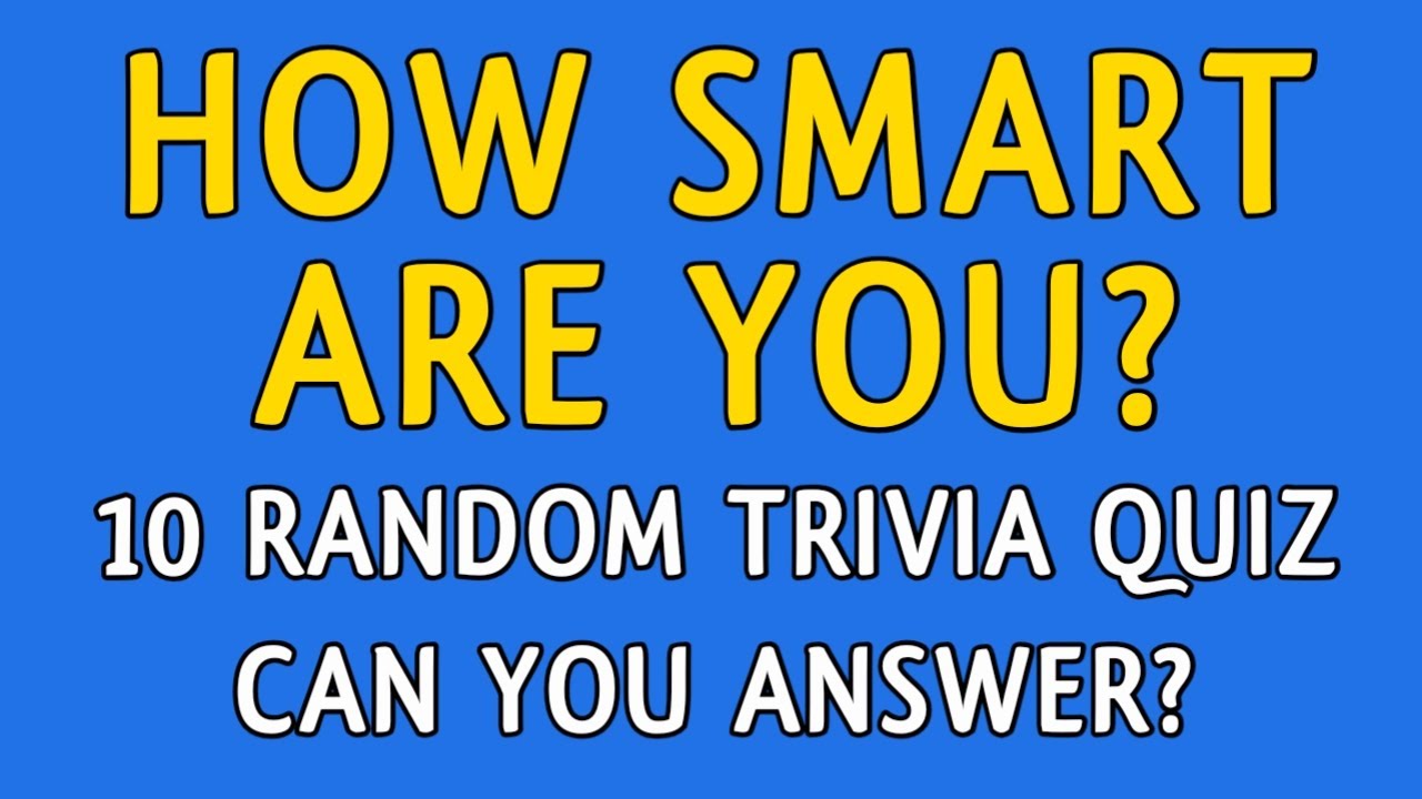 Random General Knowledge Trivia Quiz | General Knowledge Quiz Multiple ...