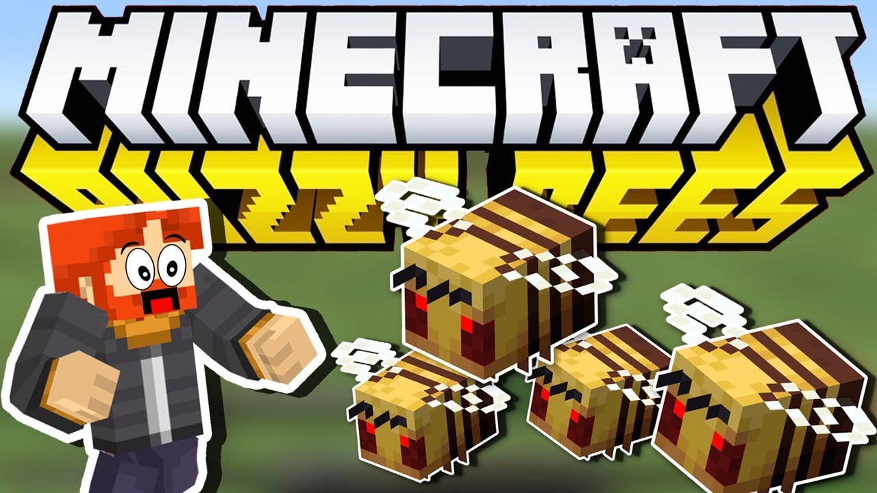 Minecraft Buzzy Bees Update OUT TODAY (Java 1.15 & Bedrock 1.14) - YouTube