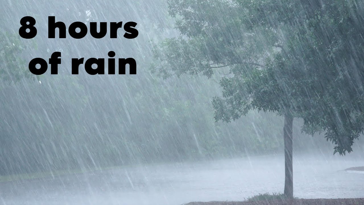 8 HOURS Gentle Rain at Night, Rain, Raining Soothing Rain for Sleep - YouTube