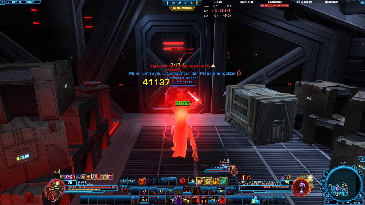 SWTOR Fury Marauder Parse 6.0 (25.701 DPS) - YouTube