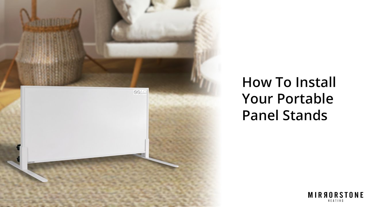 How To Install Your Portable Panel Stands - YouTube