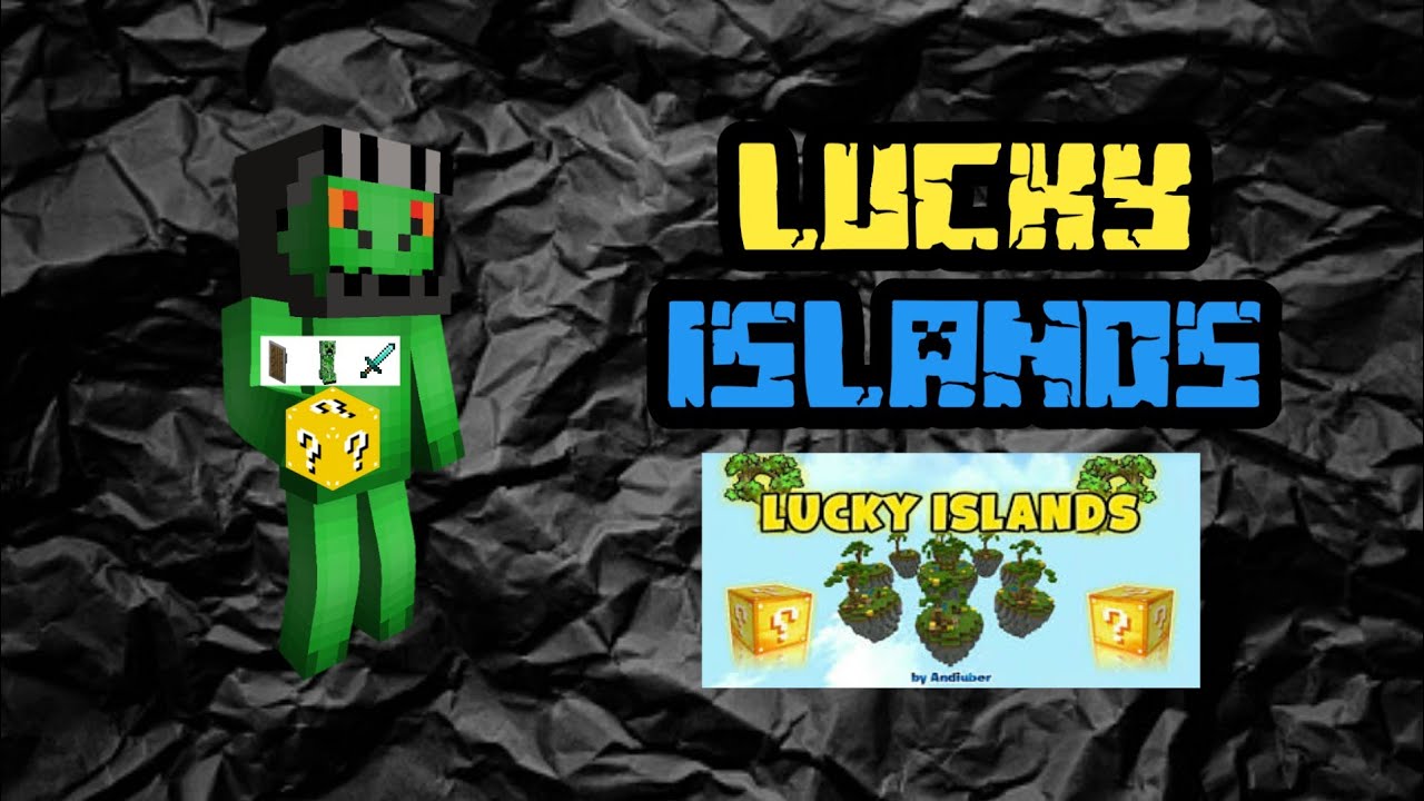 mapa de 🍀LUCKY ISLAND🍀 para MINECRAFT PE 1.18 - YouTube