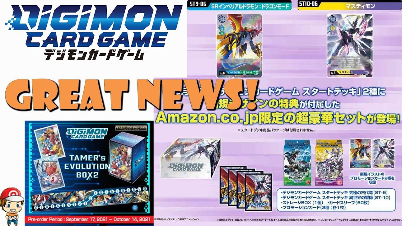 Beautiful Starter Deck Promos, Tamers Evolution Box 2 is Here & More ...
