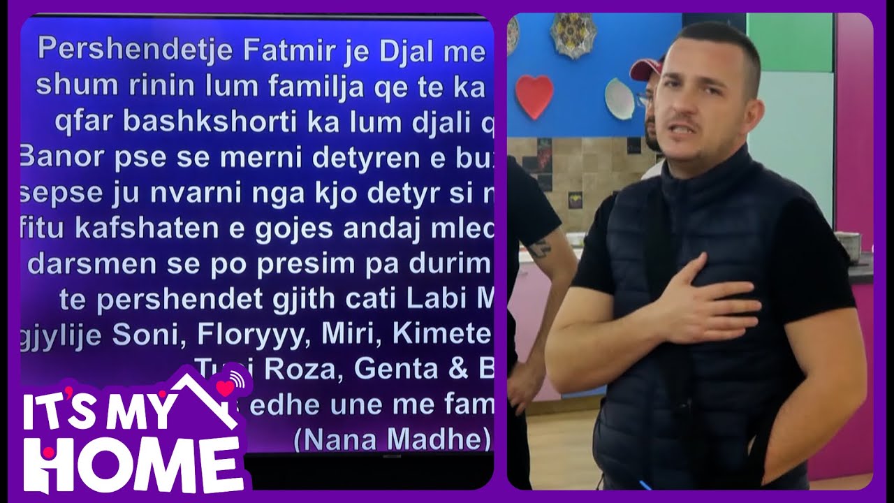 Nana e madhe i dergon mesazh Fatmirit, e vlerson shume larte - YouTube