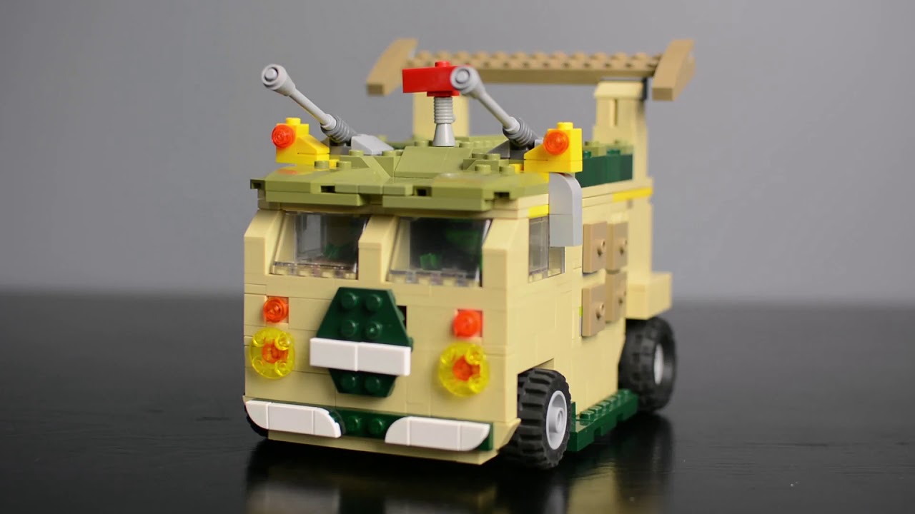 Custom LEGO Teenage Mutant Ninja Turtle Van - YouTube