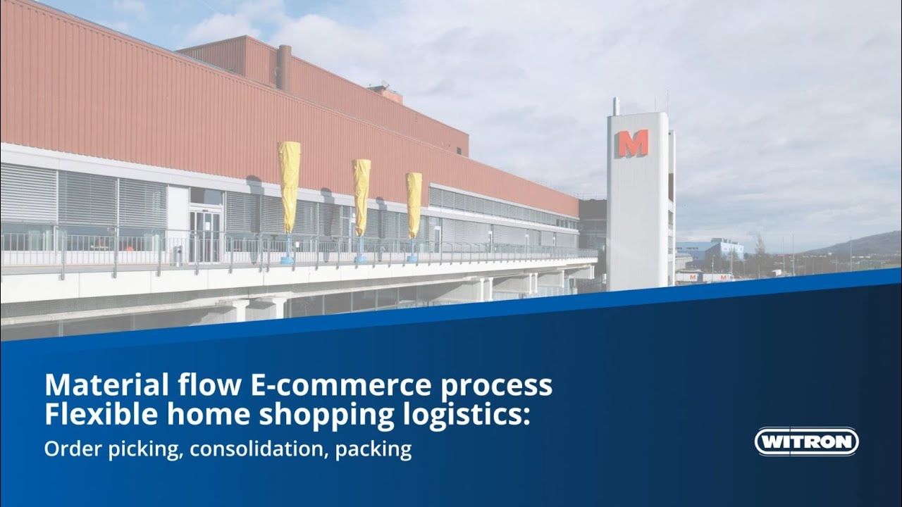 Material Flow E-Commerce Process | WITRON - YouTube