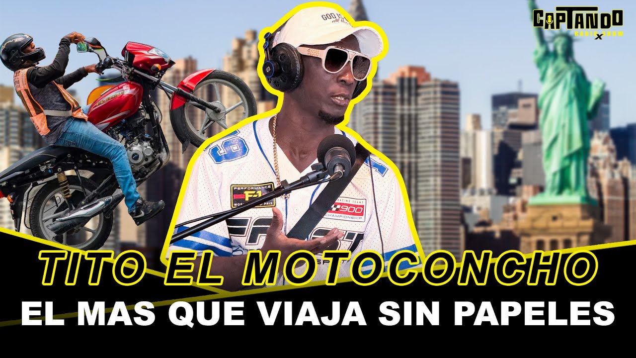 TITO EL MOTOCONCHO EL QUE MAS VIAJA SIN PAPELES - YouTube