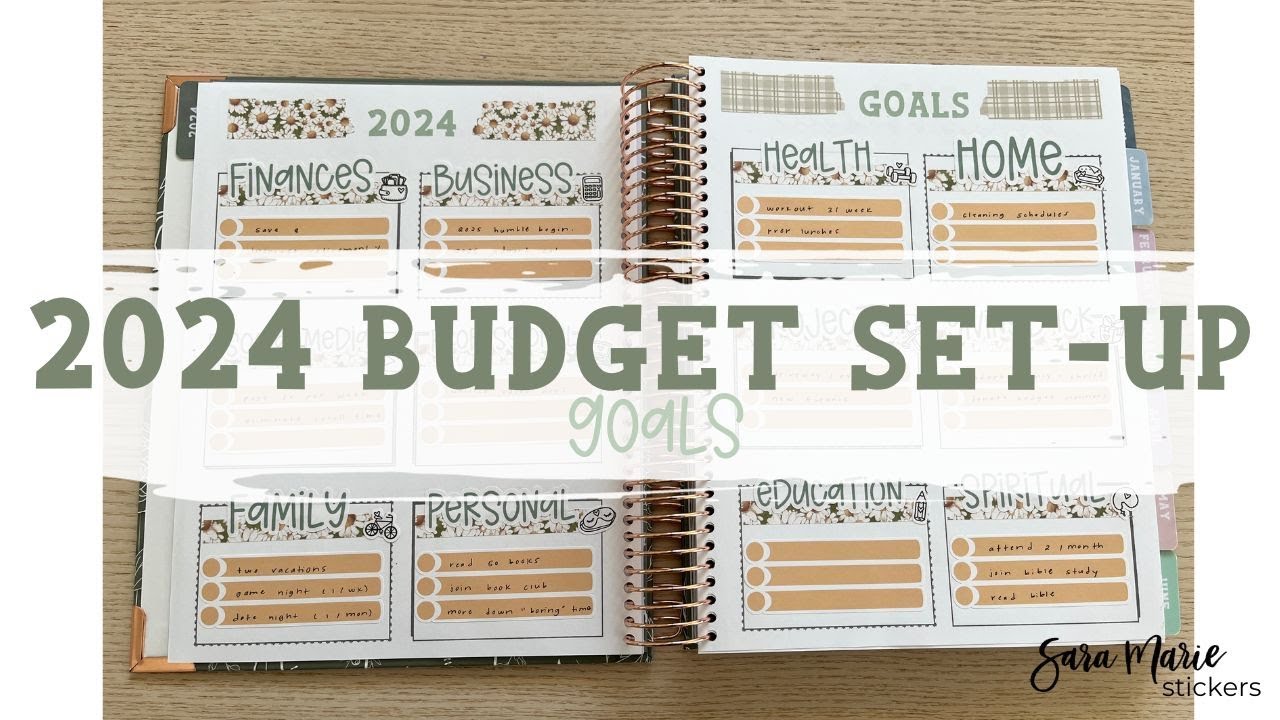 Annual Goals | 2024 Budget Set Up | 2024 Humble Beginnings Budget ...