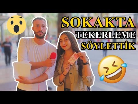 SOKAKTA TEKERLEME SÖYLETTİK (En Zorları)