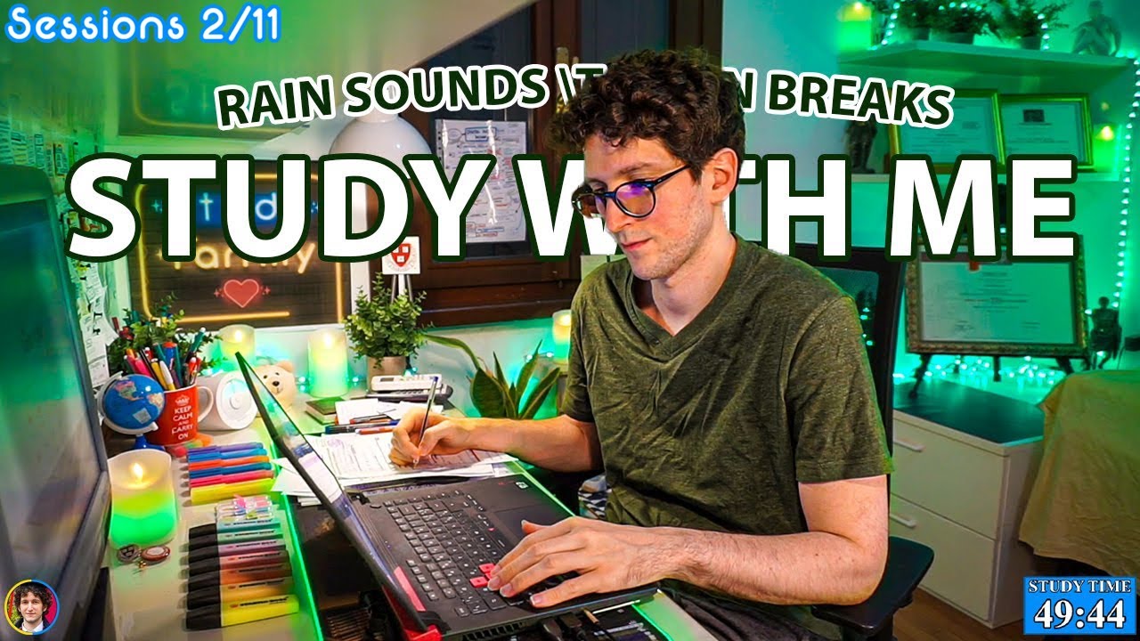 STUDY WITH ME LIVE POMODORO | 12 HOURS | Harvard Extension Student ...