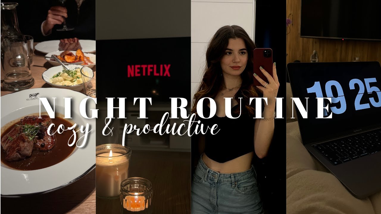 MY *PERFECT* NIGHT ROUTINE | realistic, productive and cozy - YouTube