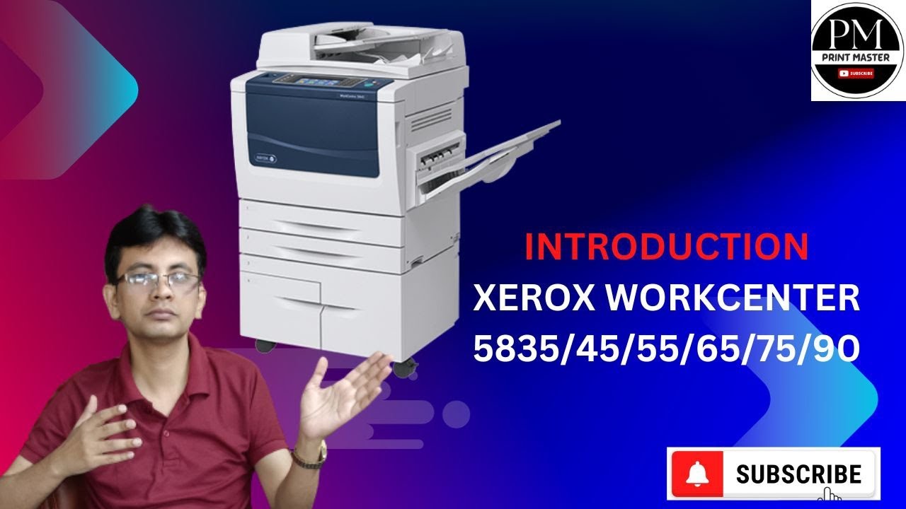Xerox 5855 introduction#5855/45/35/25 - YouTube