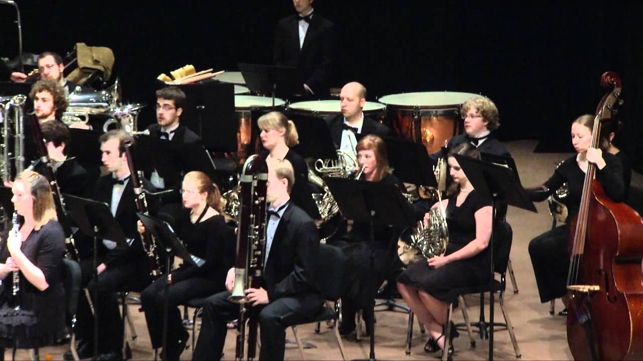 Symphony No 9, II - David Maslanka, UWEC Wind Symphony - YouTube