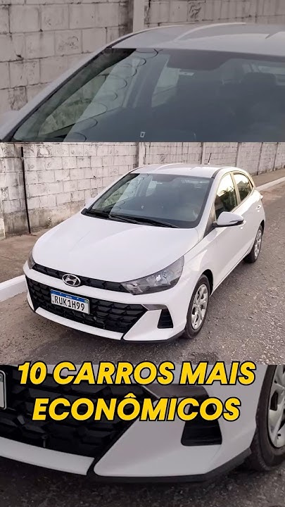 Os 10 carros mais econômicos do Brasil em 2024 segundo o Inmetro - YouTube