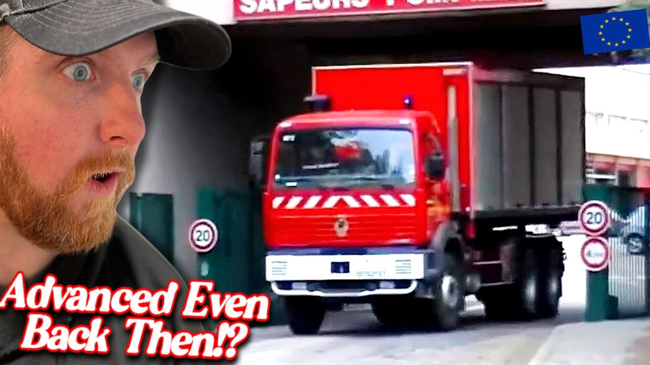 American Reacts to Old Footage of European Emergency Vehicles! - YouTube