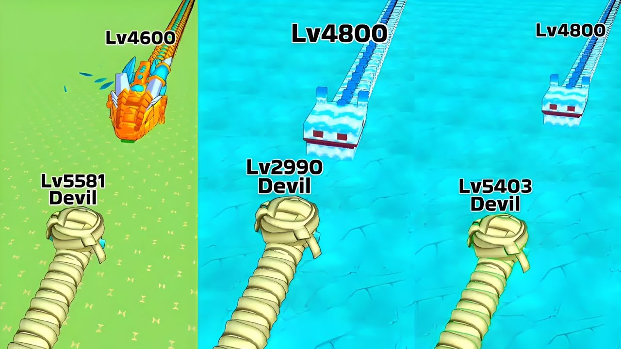 Snake clash! All Epic Snakes fight the all Bosses and win all levels %🥳 ...