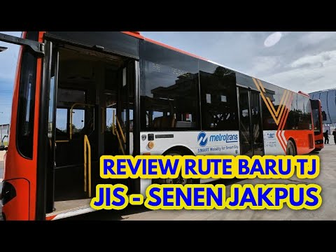 RUTE BARU TRANSJAKARTA JIS – SENEN (KORIDOR 14) - YouTube
