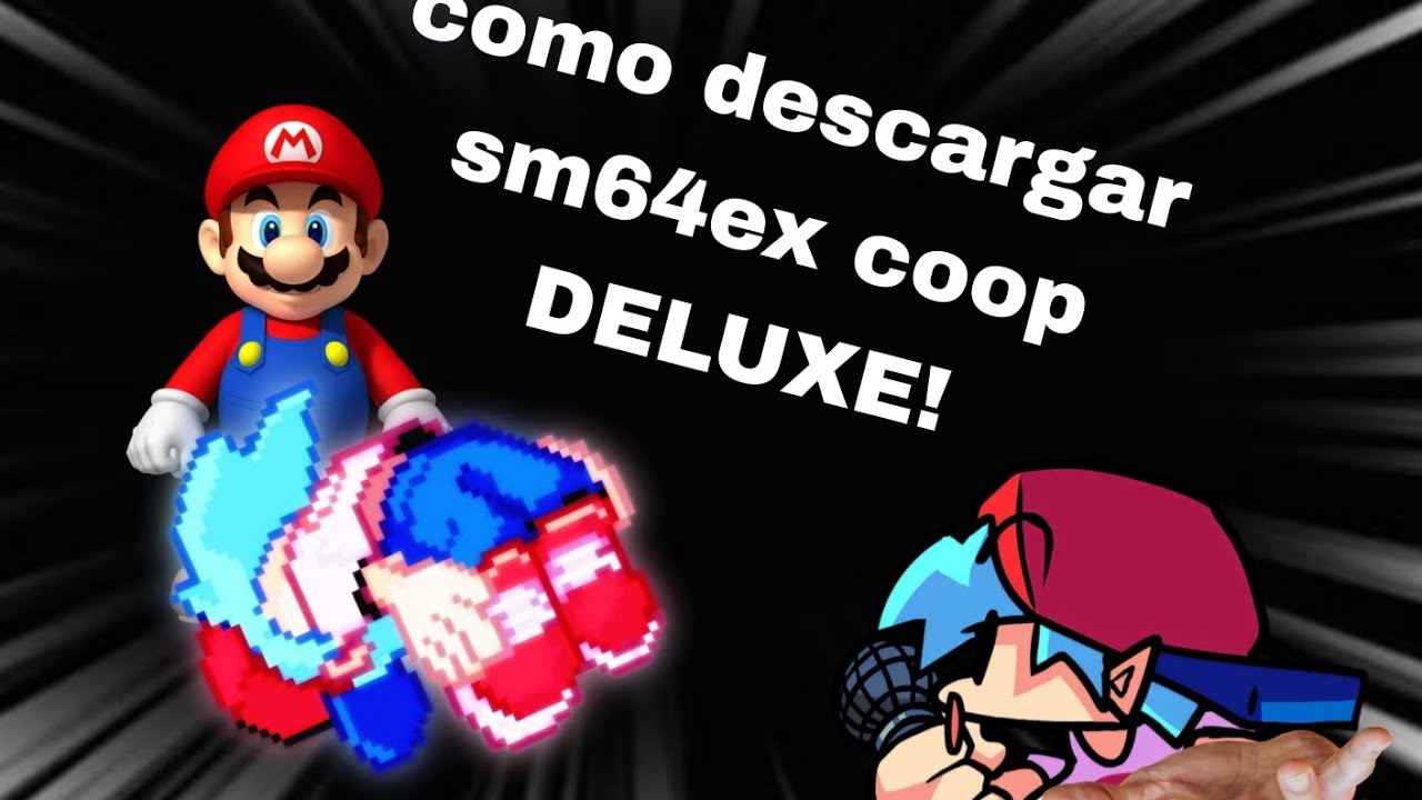 Tutorial de como descargar sm64ex coop deluxe - YouTube