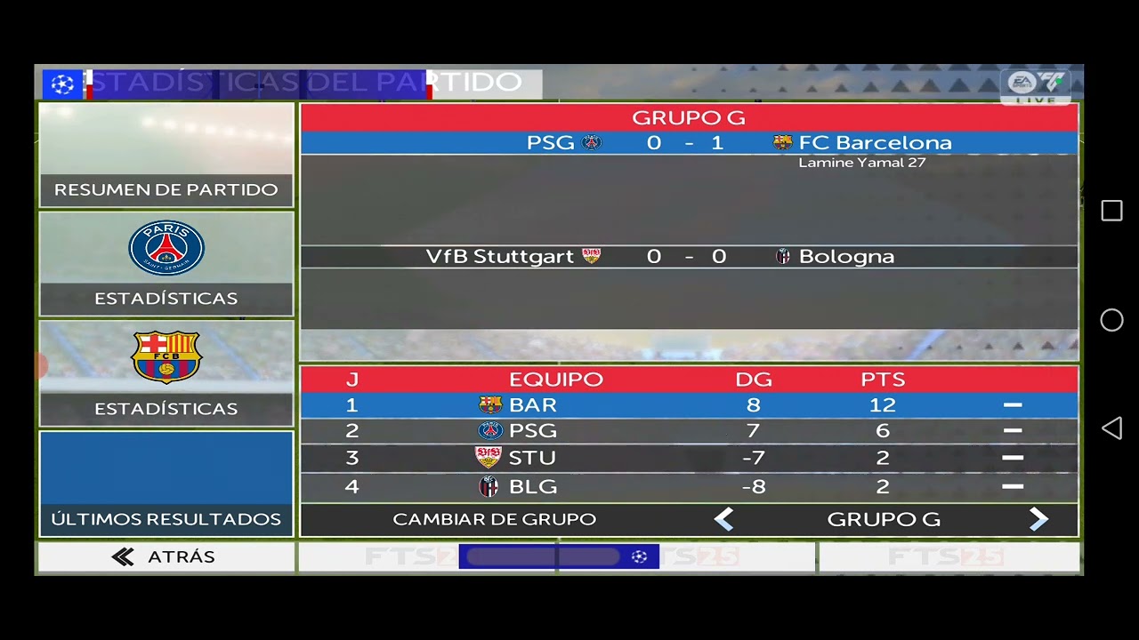 lo del PSG. 🙏🏻 no pude. ganar por más de 1 👏🏻 jugando el gran fts25 las ...