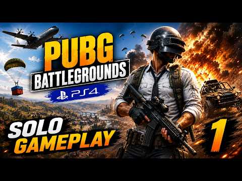 PUBG: Battlegrounds PS4 - Solo Gameplay 1