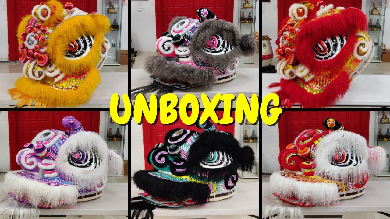 6 BRAND NEW Lion Dance Costume UNBOXING VIDEO | Life of a Lion Dancer ...