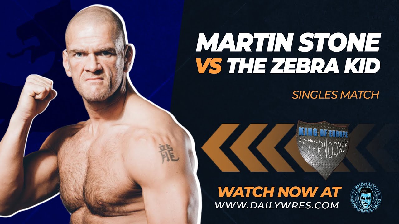 Martin Stone vs. The Zebra Kid - Singles Match - YouTube