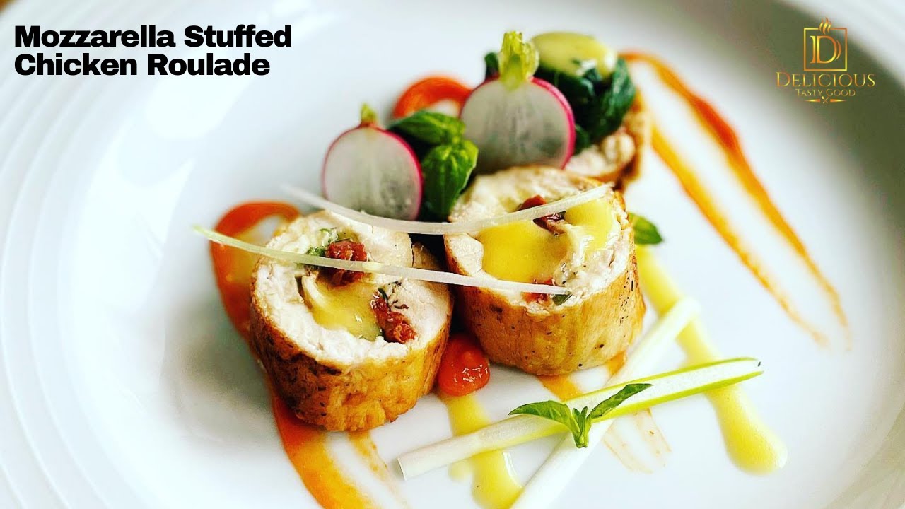 Mozzarella Stuffed Chicken Roulade | Chicken Roulade - YouTube